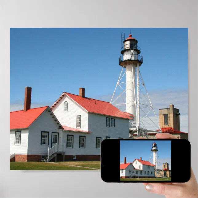 Whitefish Point Lighthouse Poster | Zazzle