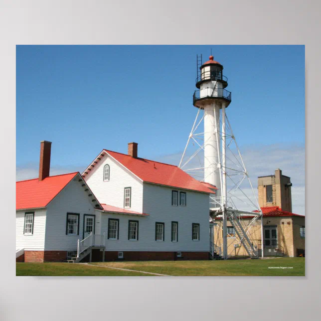 Whitefish Point Lighthouse Poster | Zazzle