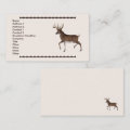 Whitetail Buck Business Card | Zazzle