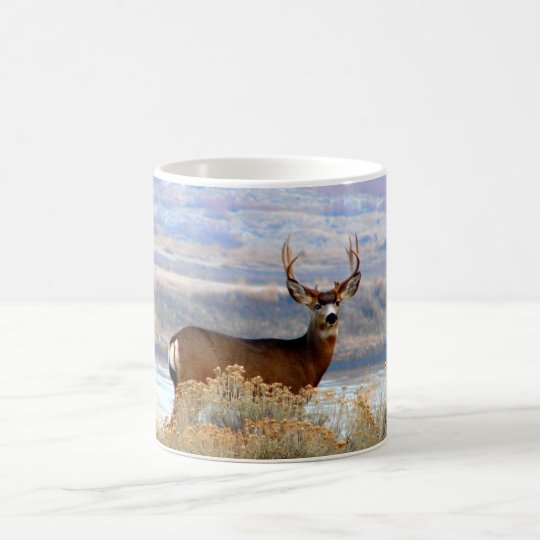 Whitetail Deer by Columbia River Coffee Mug | Zazzle.com