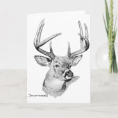 Whitetail Deer Card | Zazzle