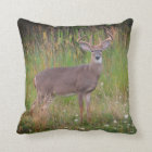 Whitetail Deer Antlers Lumbar Pillow | Zazzle.com