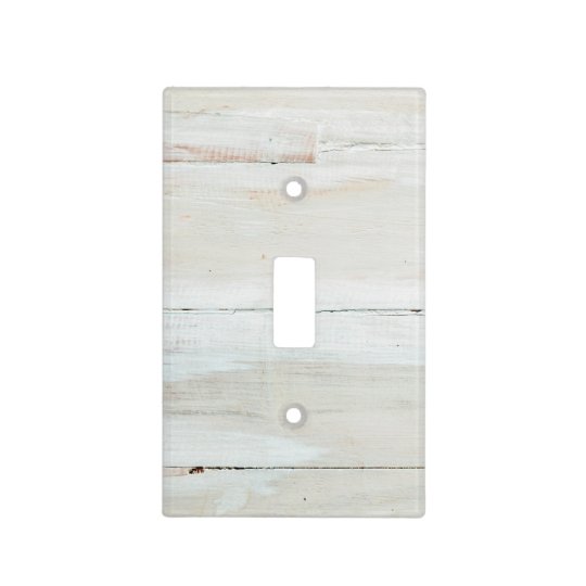 Whitewashed Barn Wood White Woodgrain Light Switch Cover | Zazzle.com