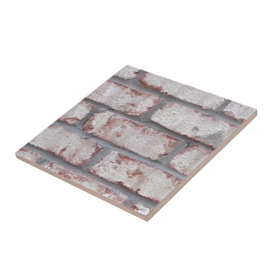 Whitewashed Brick Wall Tile | Zazzle.com