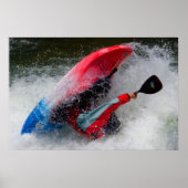 Whitewater Kayak Photo Poster | Zazzle