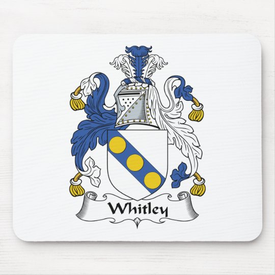 Whitley Family Crest Mouse Pad | Zazzle.com