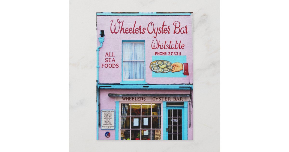 Whitstable Oyster Bar Postcard | Zazzle