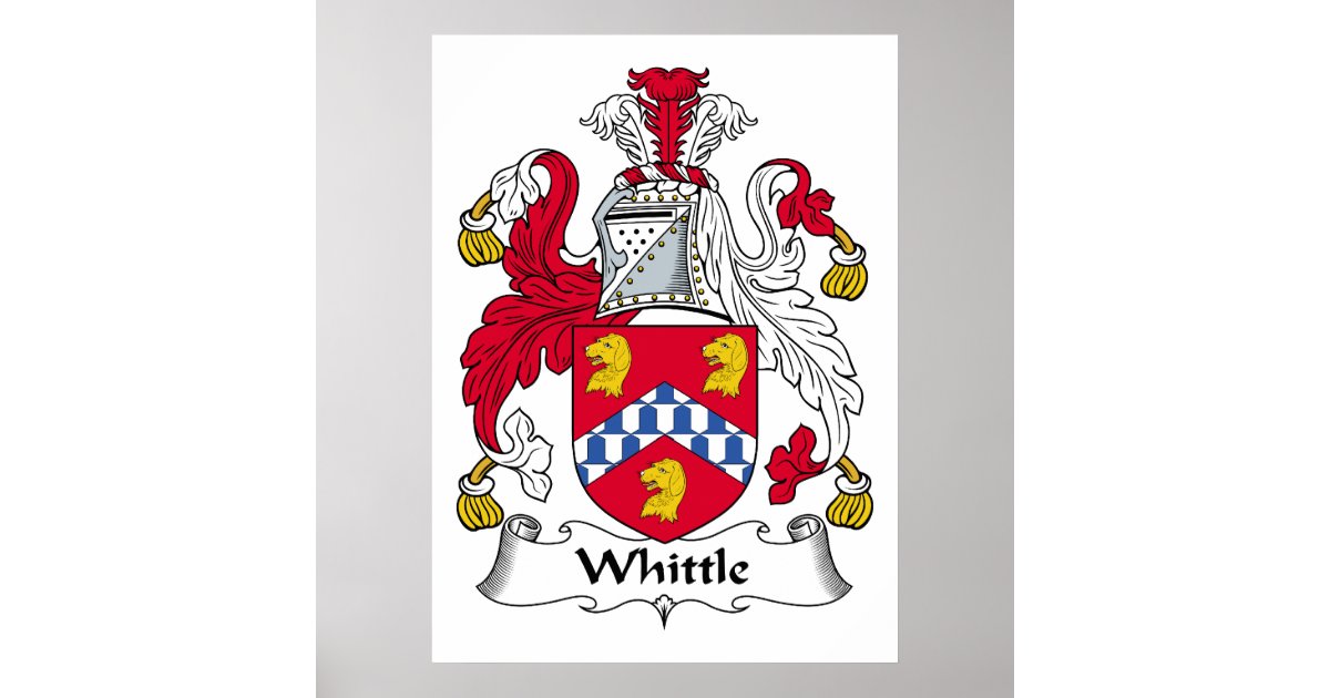 Whittle Family Crest Poster | Zazzle