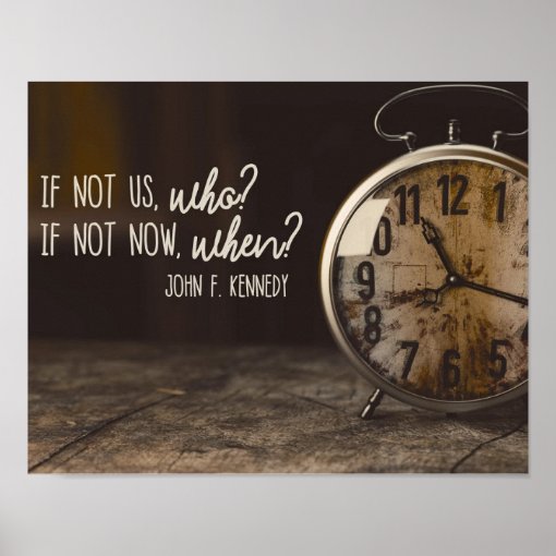 Who and When Poster | Zazzle