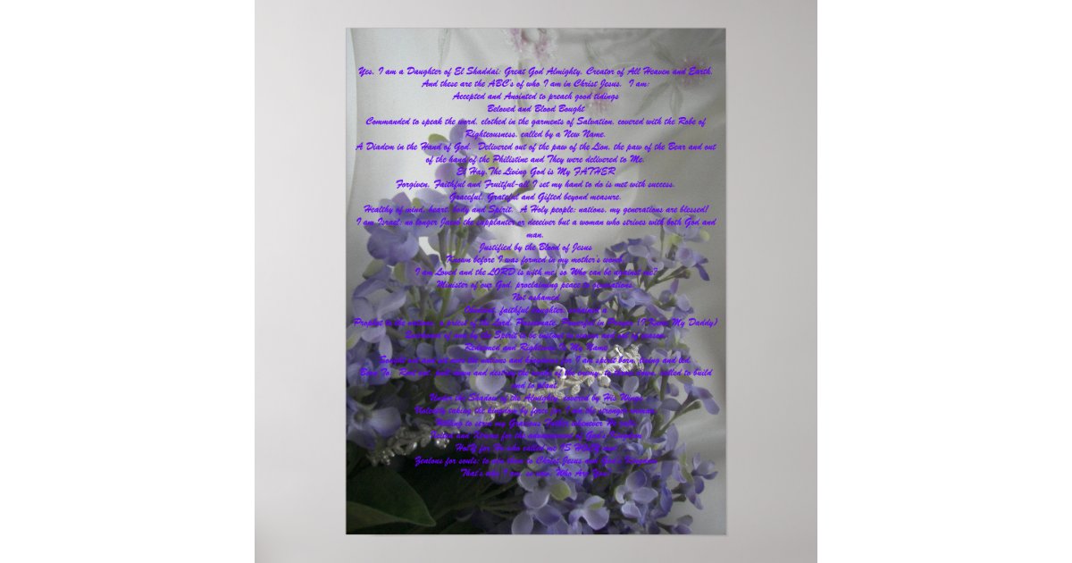 Who I am Poster | Zazzle