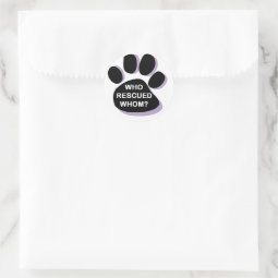 Who Rescued Whom? Sticker | Zazzle