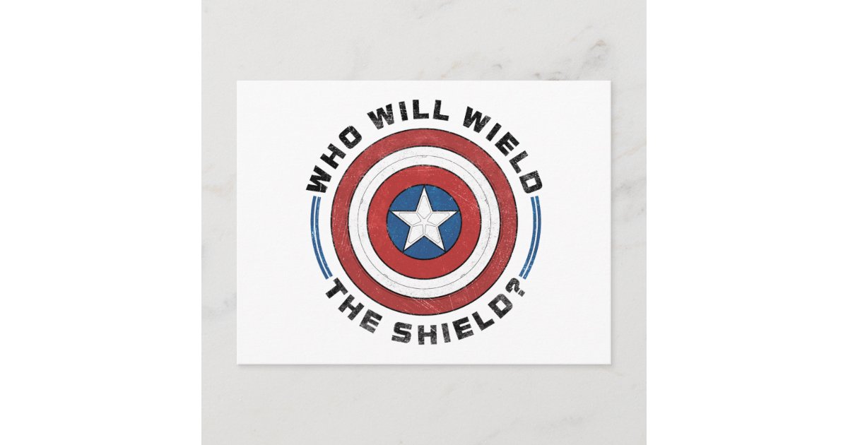 Who Will Wield The Shield Badge Postcard | Zazzle