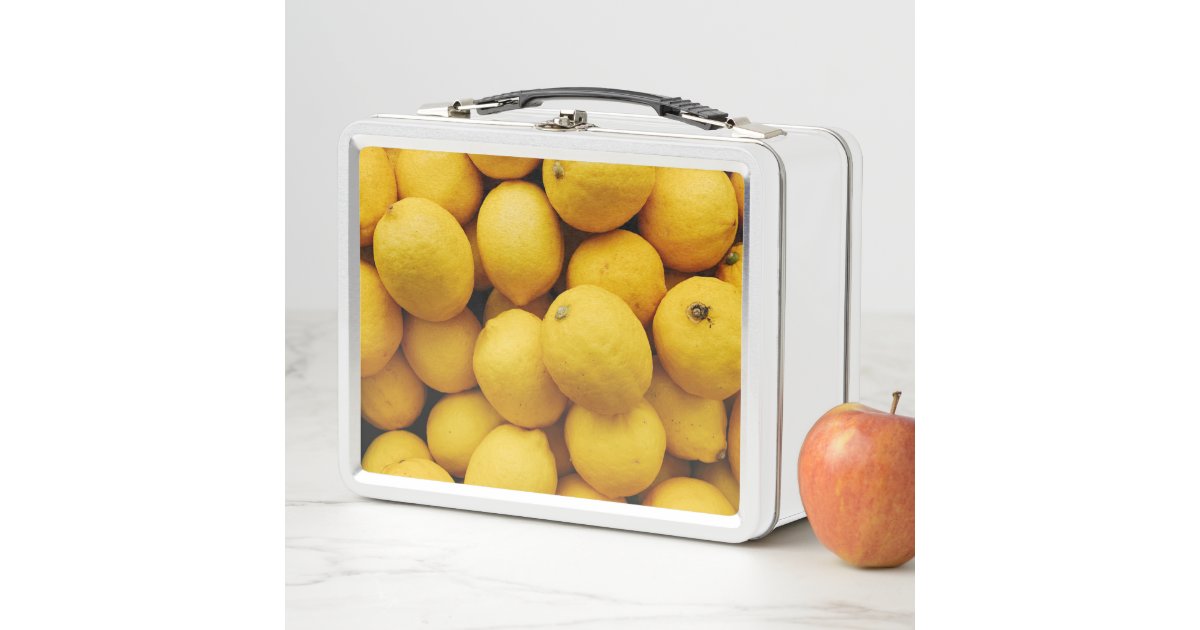 Whole Lotta Lemons Metal Lunch Box | Zazzle