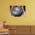 Whole World in His Hands Poster | Zazzle