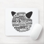 Why I Love FreeBSD 25th Anniversary Mouse Pad | Zazzle