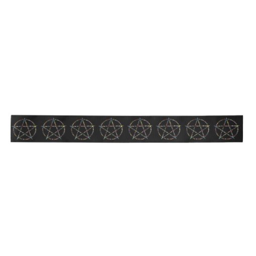 wicca pentagram ribbon | Zazzle