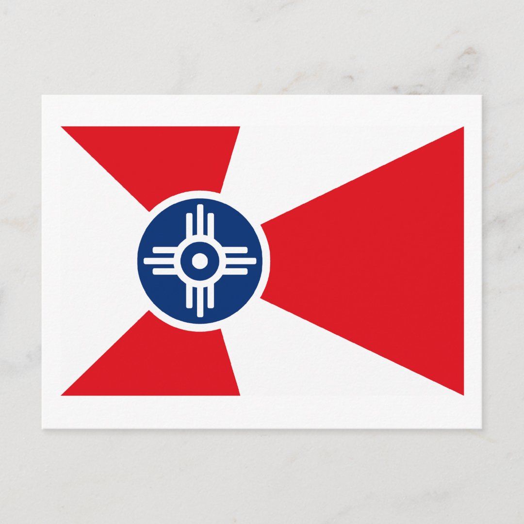Wichita Flag Postcard | Zazzle