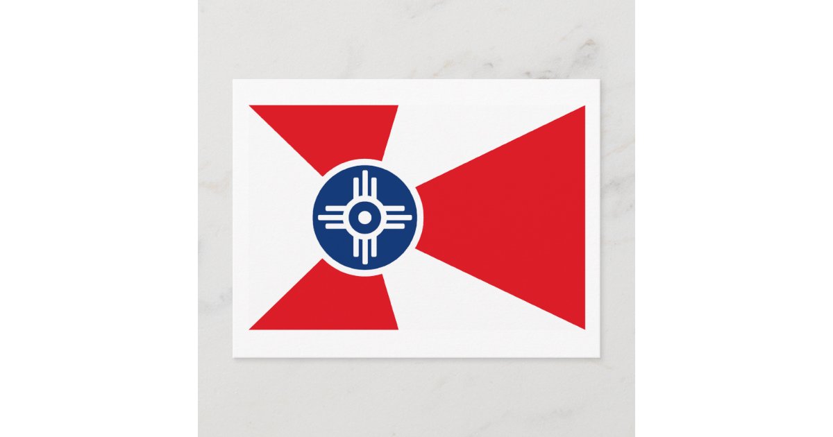 Wichita Flag Postcard | Zazzle