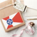 Wichita Kansas ICT Flag Rectangular Sticker | Zazzle