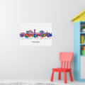 Wichita Kansas Skyline Poster | Zazzle