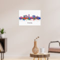 Wichita Kansas Skyline Poster | Zazzle