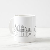 Wichita, Kansas Stylized Skyline Coffee Mug | Zazzle