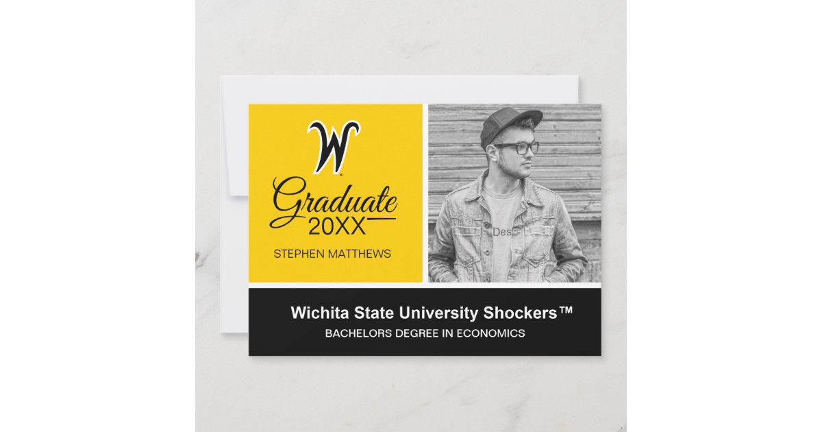 Wichita State University | Graduation Invitation | Zazzle