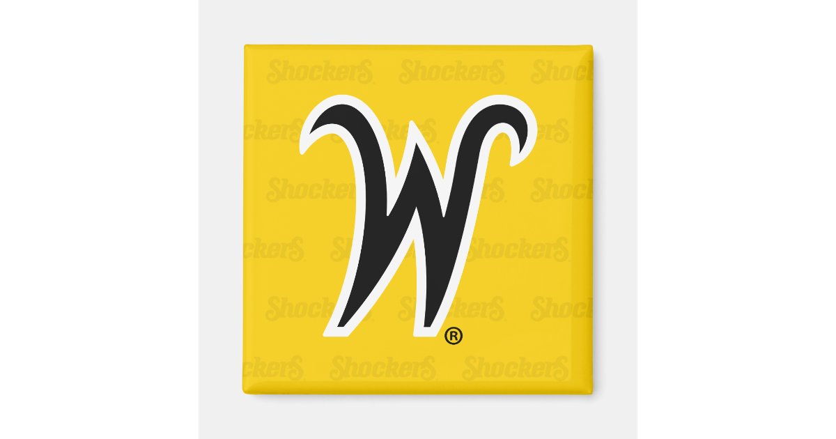Wichita State University Logo Watermark Magnet | Zazzle