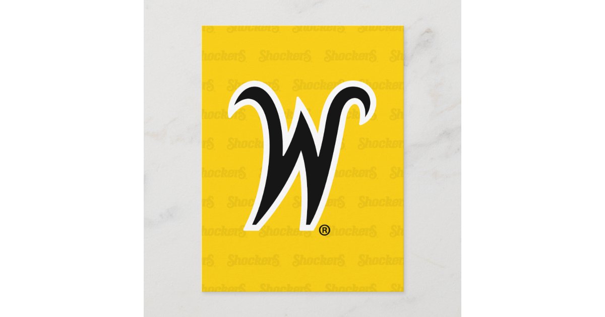Wichita State University Logo Watermark Postcard | Zazzle