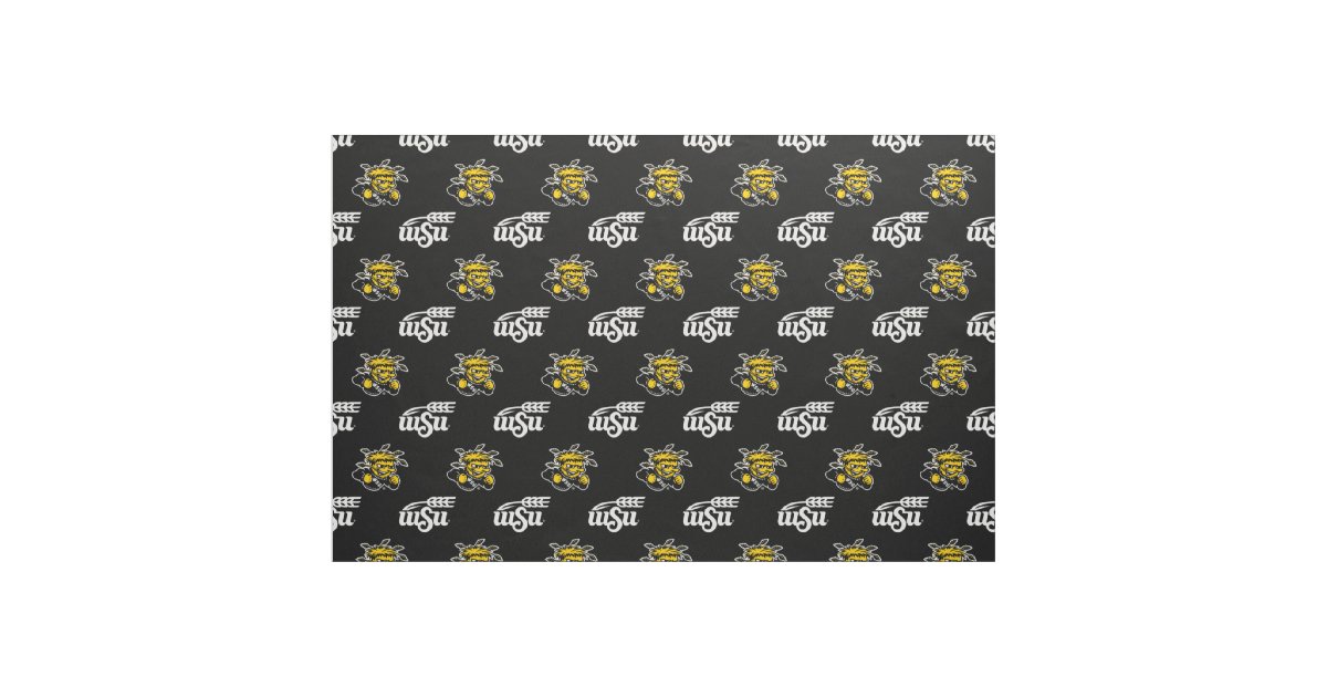 Wichita State WSU Pattern Fabric | Zazzle