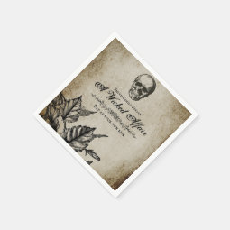 Wicked Affair Halloween - Paper Napkins | Zazzle