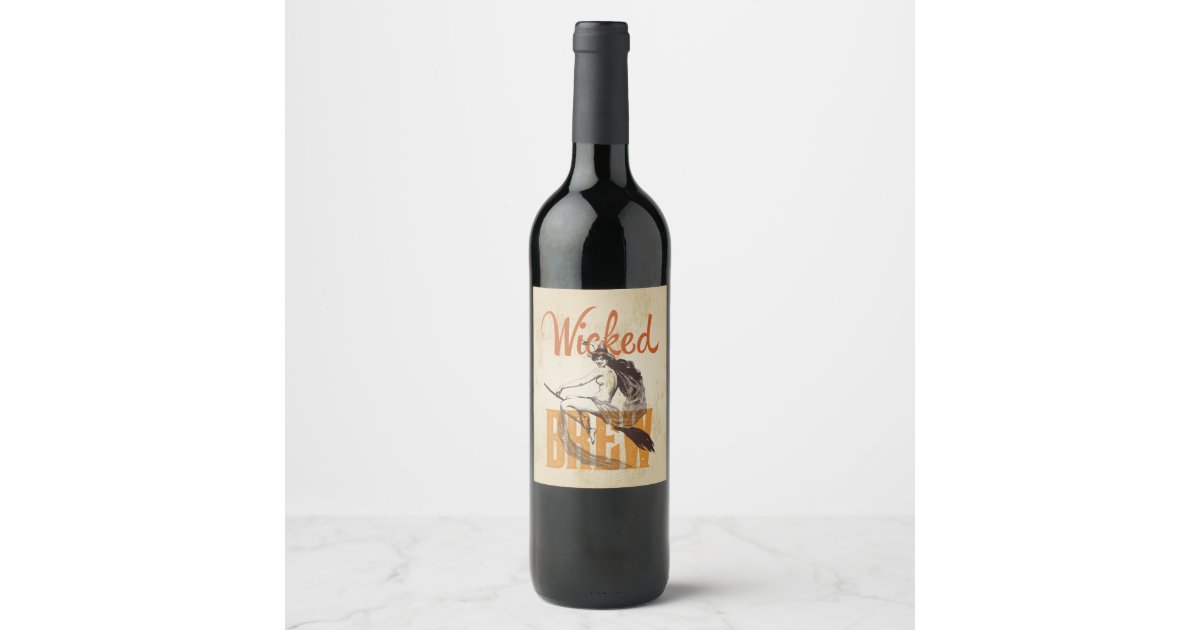 Wicked Brew Label | Zazzle