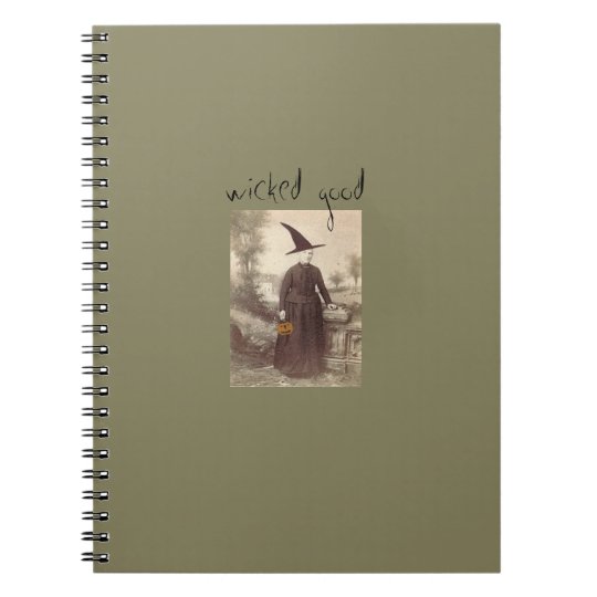 "Wicked Good"witch notebook from Notforgotten Farm | Zazzle.com