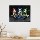 Wicked, Tricksy and False gothic fairy Art Print | Zazzle