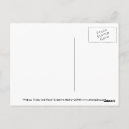 "Wicked, Tricksy and False" Postcard | Zazzle