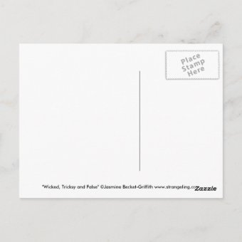 "Wicked, Tricksy and False" Postcard | Zazzle