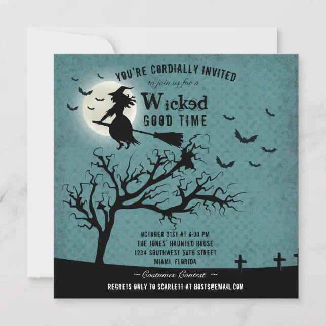 Wicked Witch Invitation | Zazzle