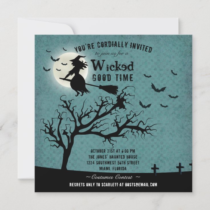 Wicked Witch Invitation | Zazzle