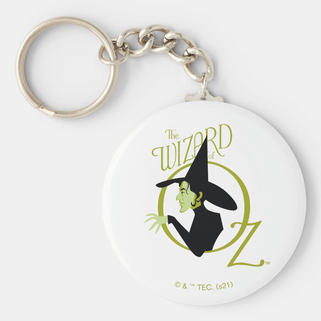 Wicked Witch™ The Wizard Of Oz™ Logo Keychain | Zazzle