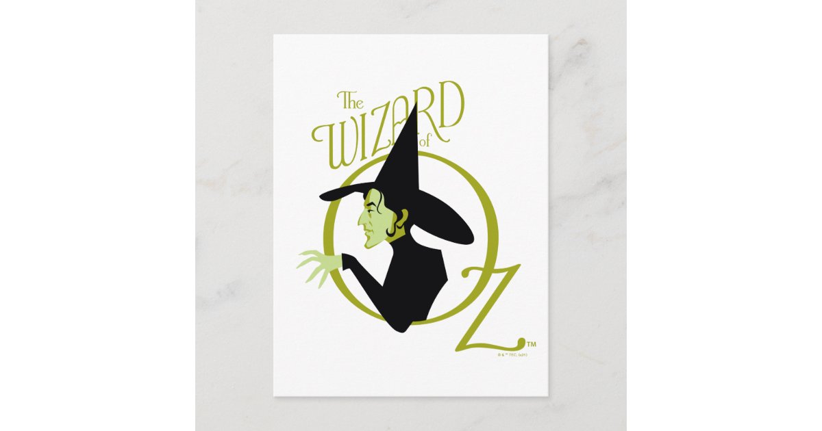 Wicked Witch™ The Wizard Of Oz™ Logo Postcard | Zazzle
