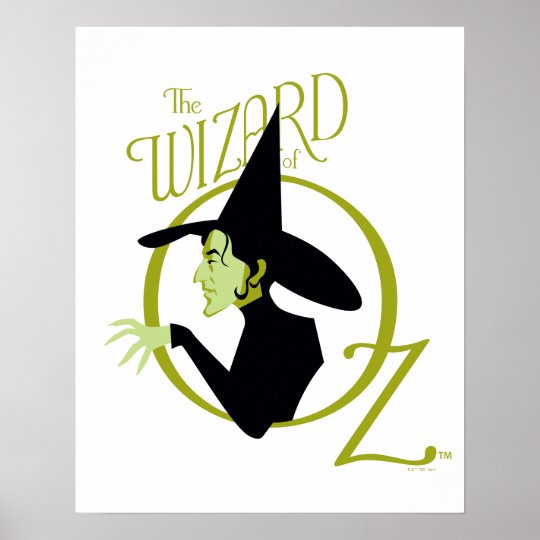 Wicked Witch™ The Wizard Of Oz™ Logo Poster | Zazzle.com