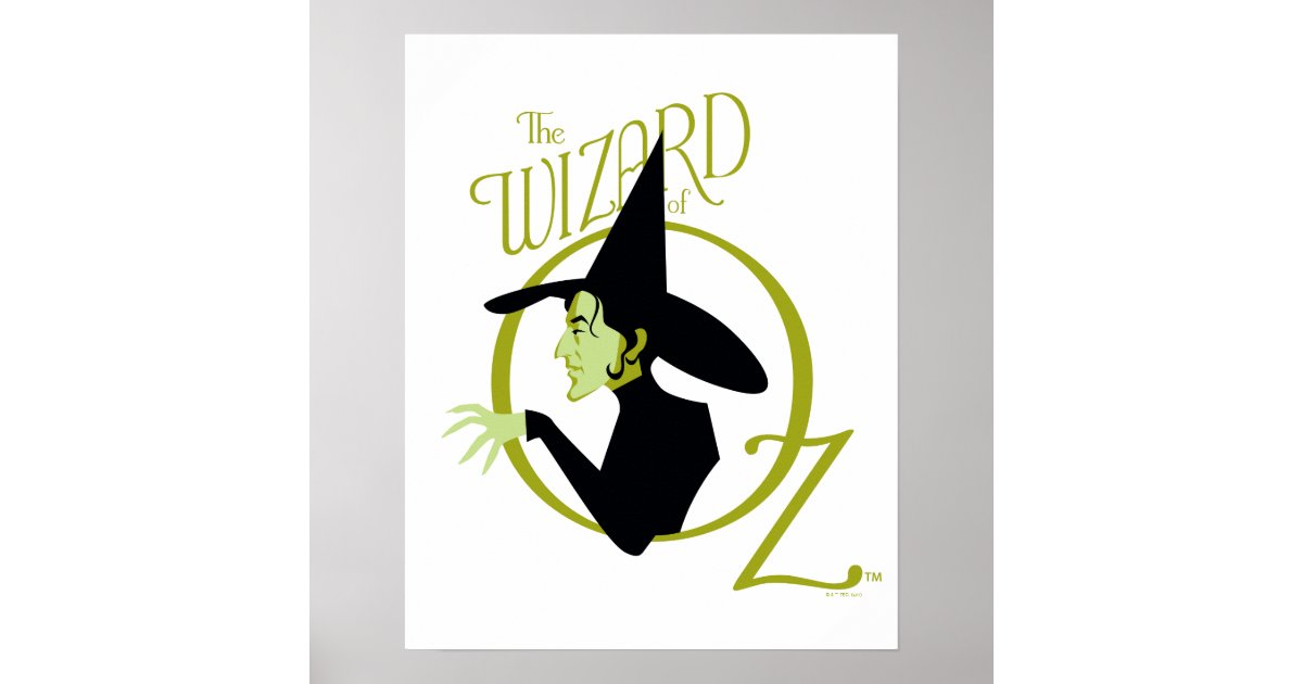 Wicked Witch™ The Wizard Of Oz™ Logo Poster | Zazzle