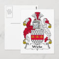 Wicks Family Crest Postcard | Zazzle