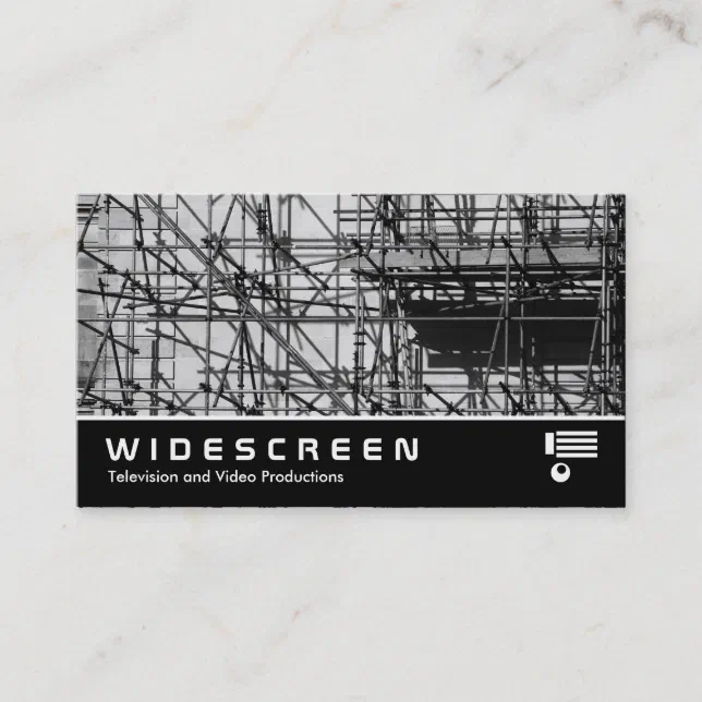 Widescreen 0471 - Scaffolding Business Card | Zazzle