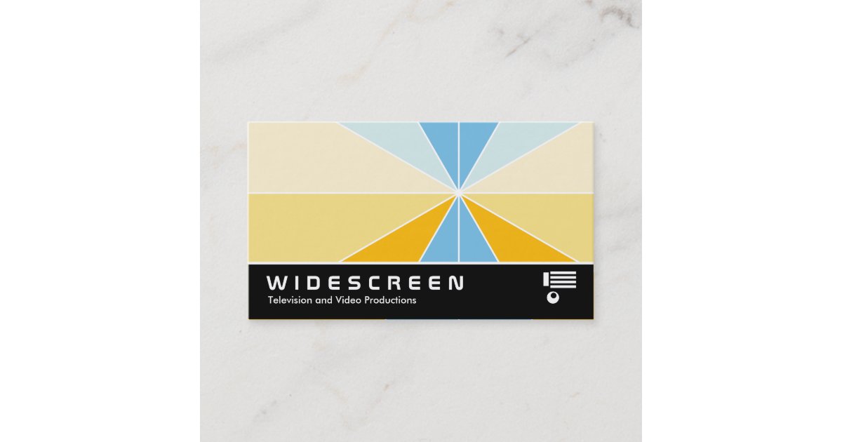 Widescreen 0524 - Color Segments 04 Business Card | Zazzle