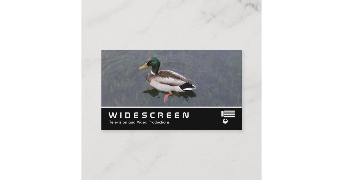 Widescreen 390 - Mallard Duck Business Card | Zazzle