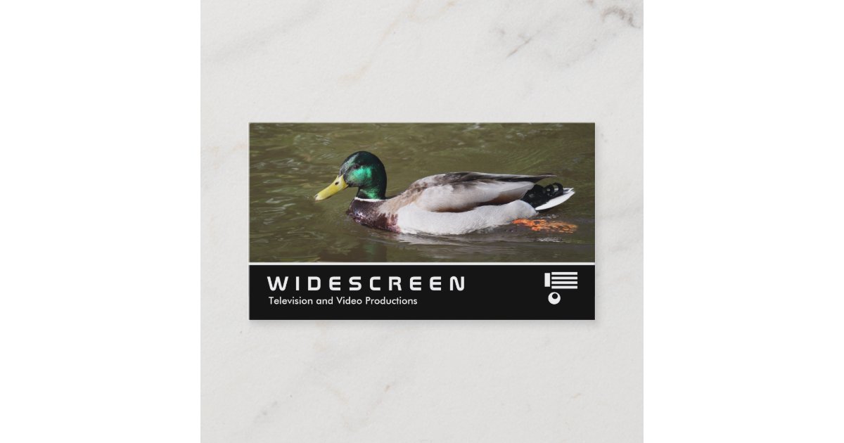 Widescreen 401 - Mallard Duck Business Card | Zazzle
