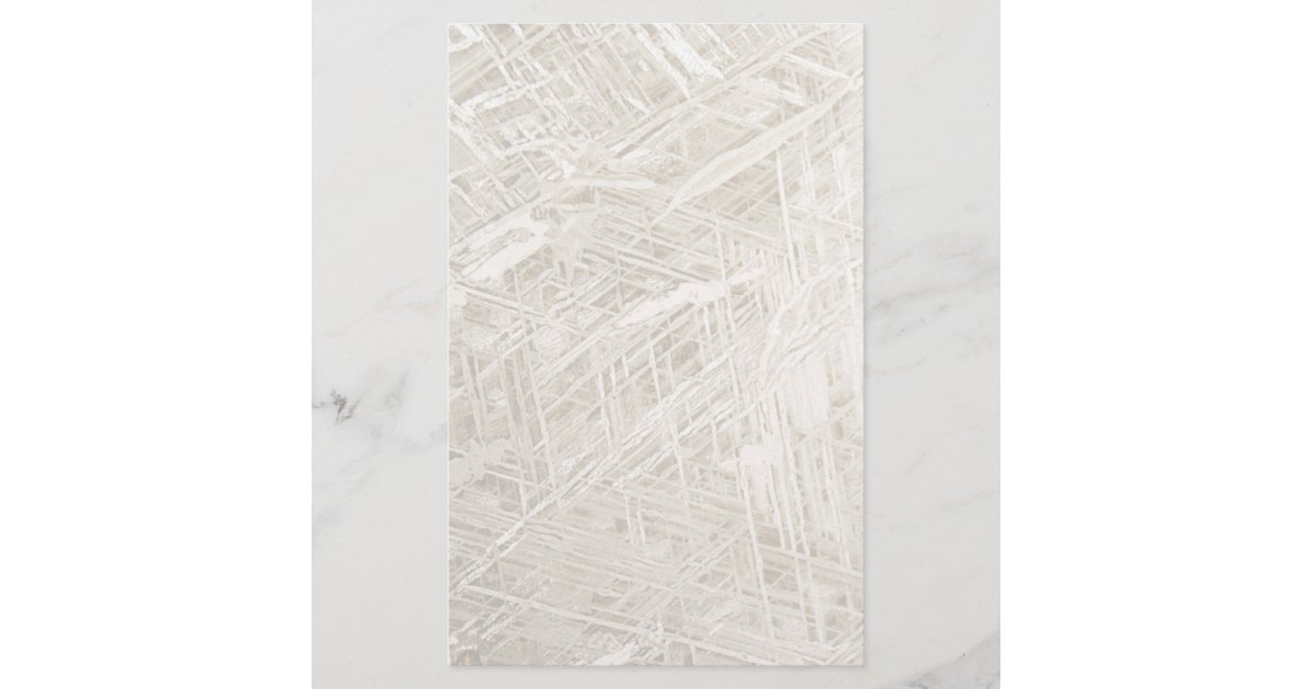 Widmanstätten pattern stationery | Zazzle