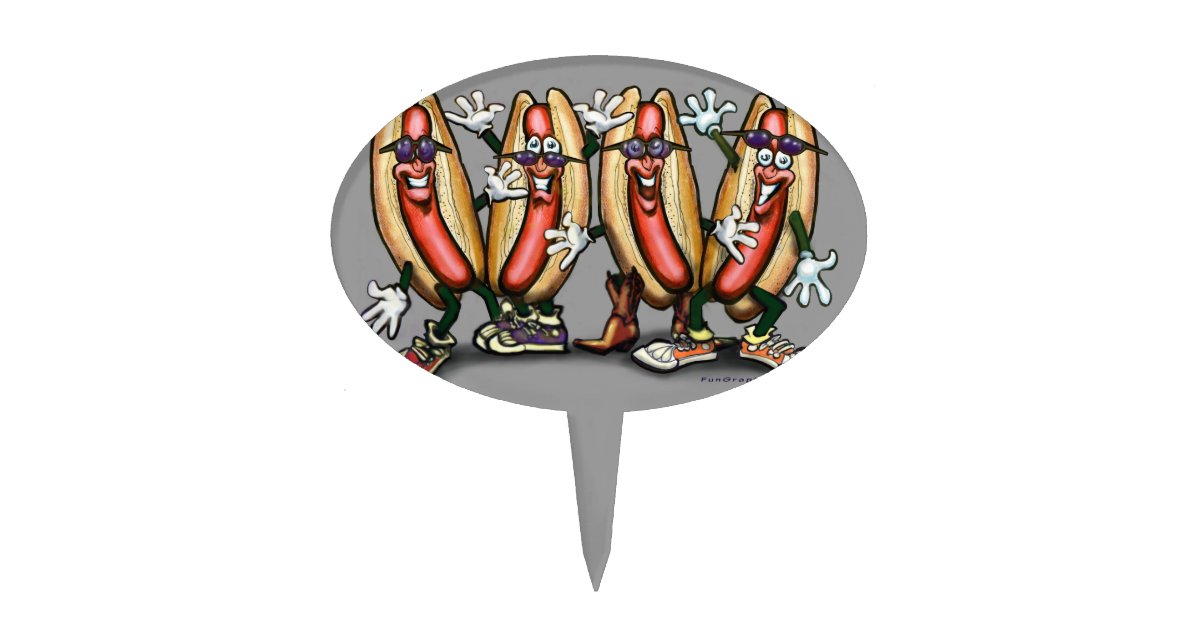 Wiener Roast Cake Topper | Zazzle