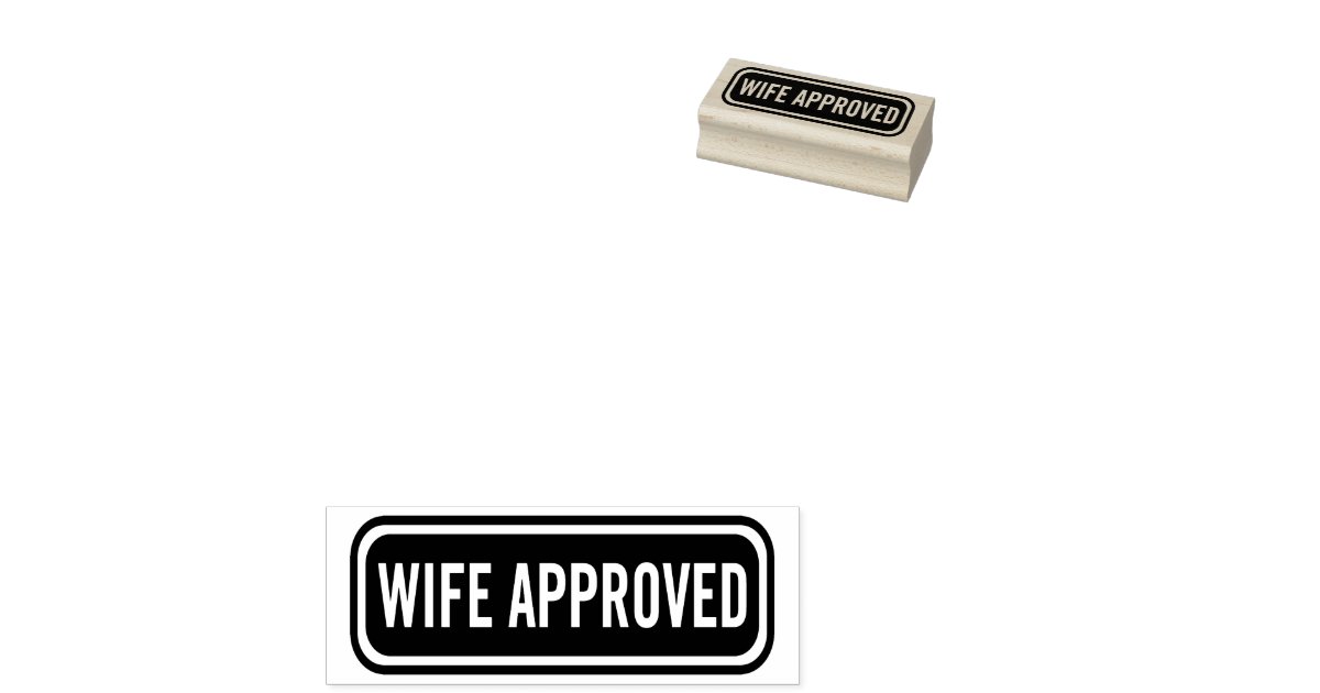 Wife Approved couples Stamp | Zazzle